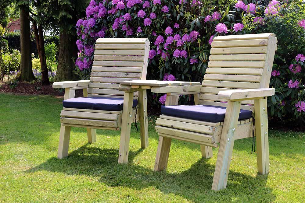 Ergonomic Companion Set - 2 Seater Garden Furniture Seating - ES104